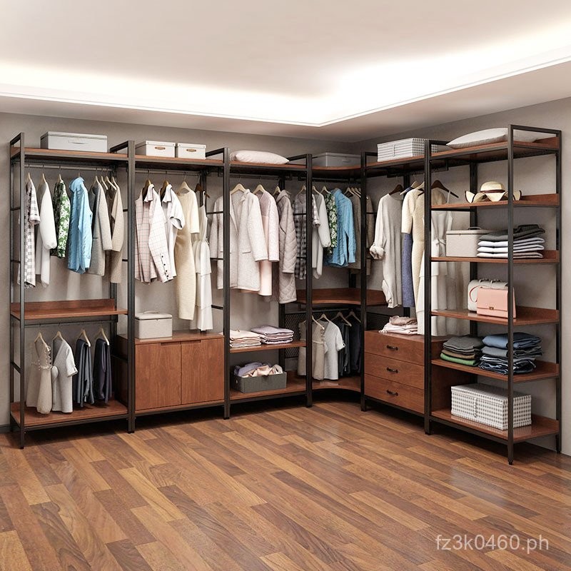 Modern Corner Wardrobe with Drawers, Custom Home Closet, Corner Closet ...