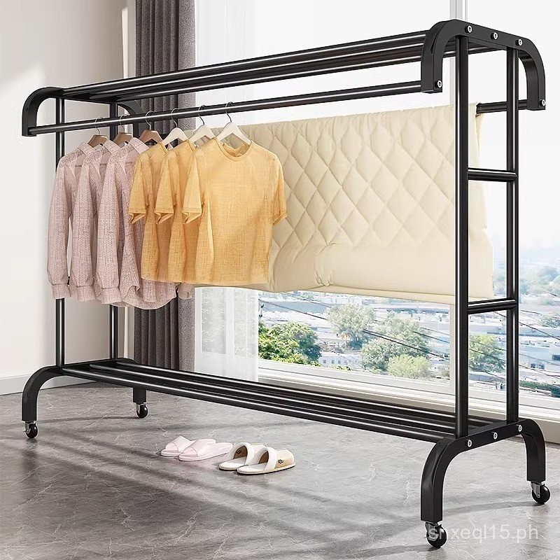 Sturdy Floor-standing Clothes Rack Indoor Simple Drying Rack Household ...