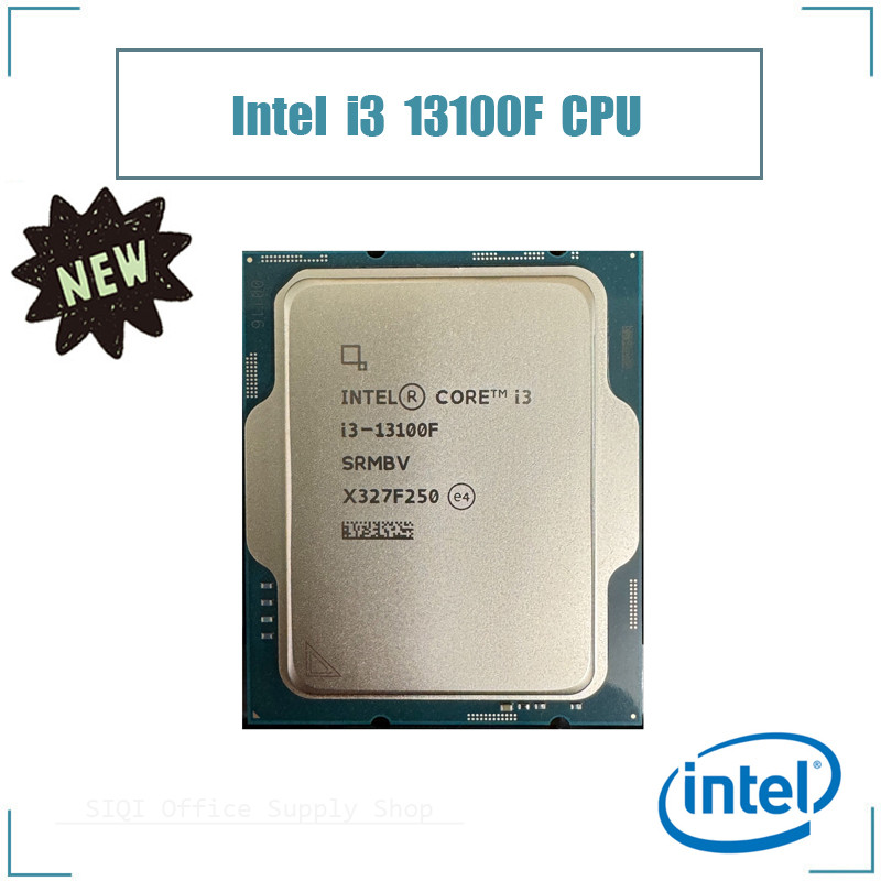 Intel Core I3 13100f Cpu Motherboard Supported Cpu Lga1700 Quad Core 3