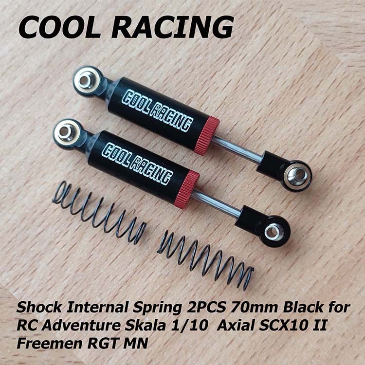 COOL RACING Internal Shock Spring 2PCS 70mm for RC Adventure Scale 1/10 ...