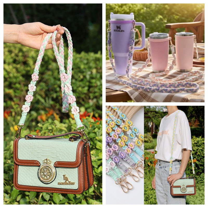 Kettle Slanted Hanging Rope Silica gel cup cover Woven Kettle Strap ...