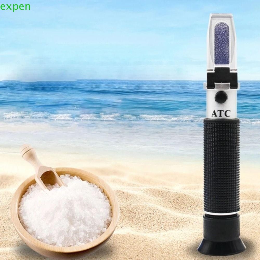 EXPEN Salinity Refractometer, Prism Refraction 0~100‰ Sea Salinity ...