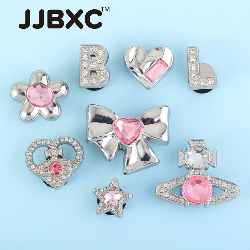 JJBXC Charm Shoe Buckle - Metal Accessory, Silver Tone, Perfect for ...