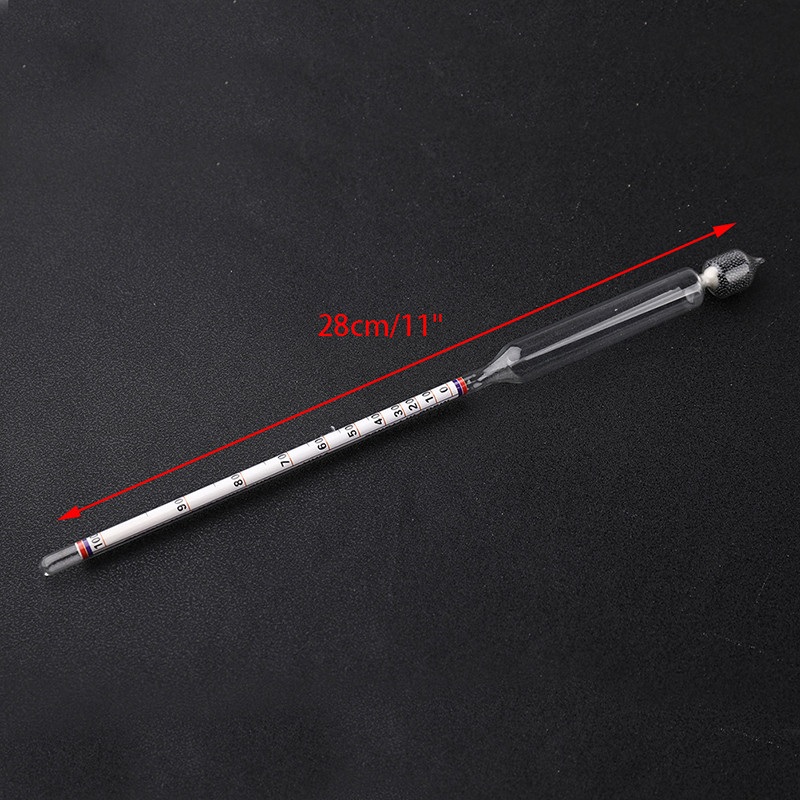 [Myoloy] 0-100 Degree Glass Wine Alcohol Meter Wine Concentration Meter ...