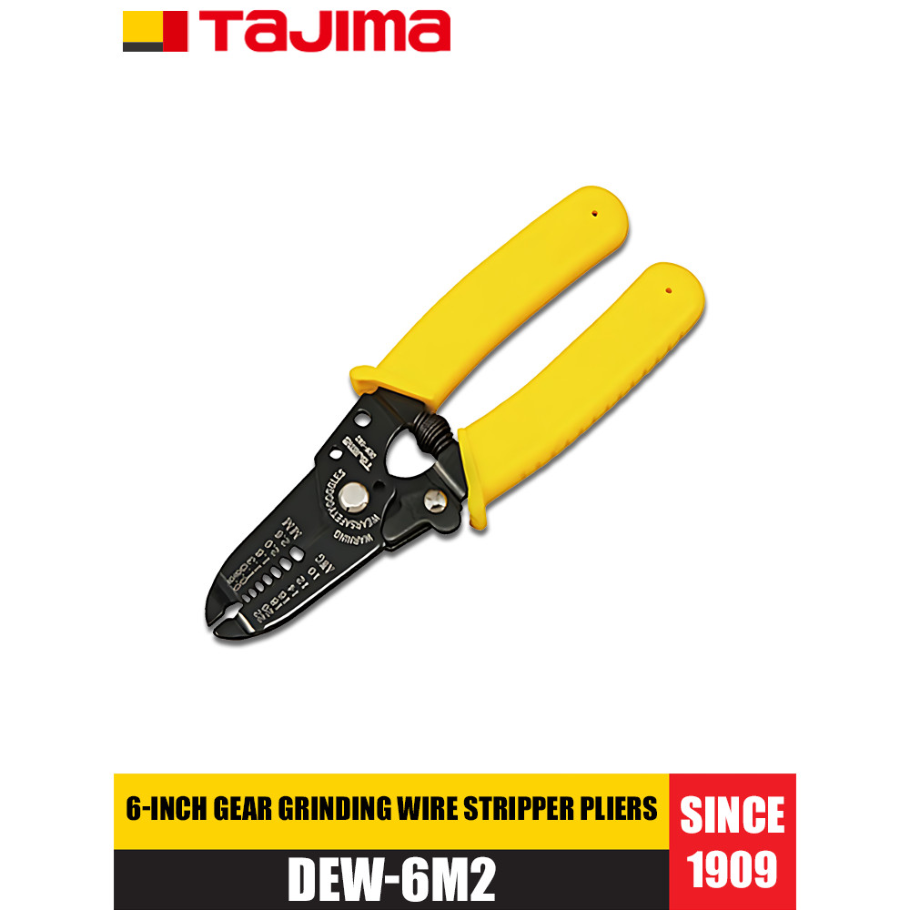 Tajima Japan Tajima [6-Inch Wire Stripper] Wire Cutter Grinding Teeth ...
