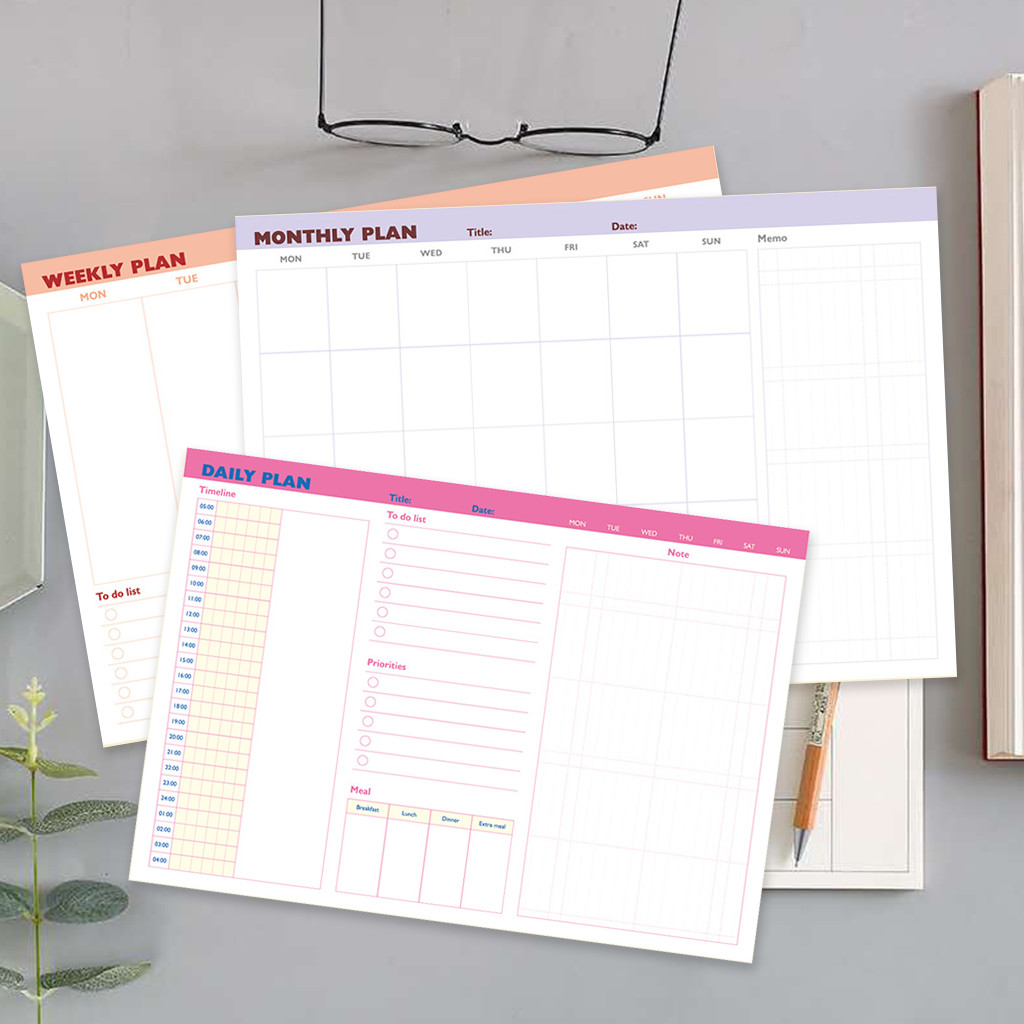 B5 Weekly Plan Tear Off Notepad, Weekly Planner, Notebook Sticky Note ...