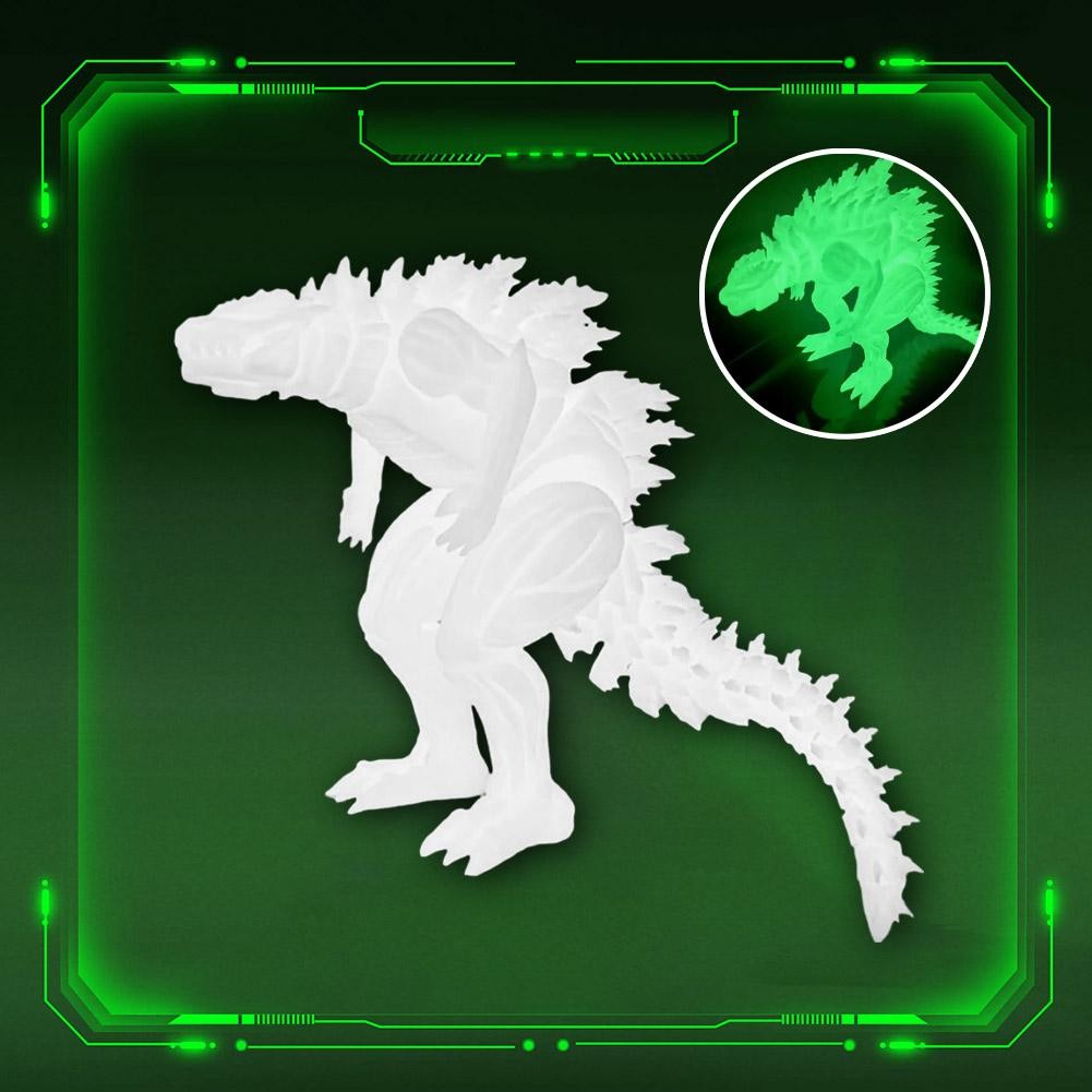 3D Printing Glow-in-the-dark Mechanical Godzilla Toy Monster Movable ...
