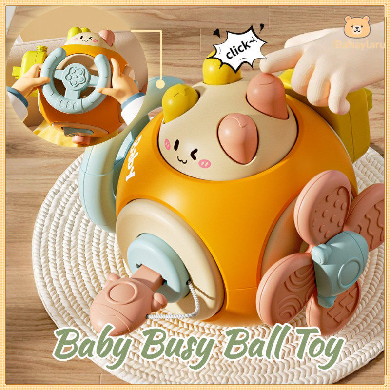 Baby Busy Ball Toy Baby Sensory Tactile Training Education Toy Whack-a ...