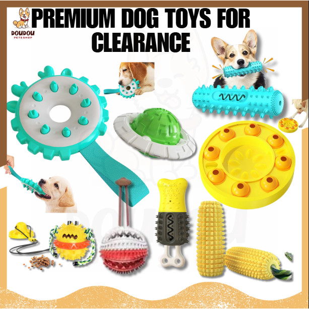 Clearance Heavy-Duty Dog Toy Premium Teether for Small & Large Breeds ...