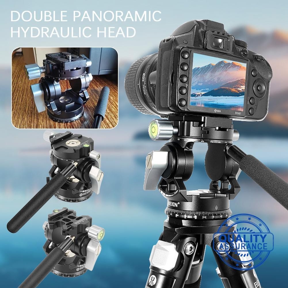 Panoramic Tripod Head Universal Rotating Video Head Mount Camera Tripod ...