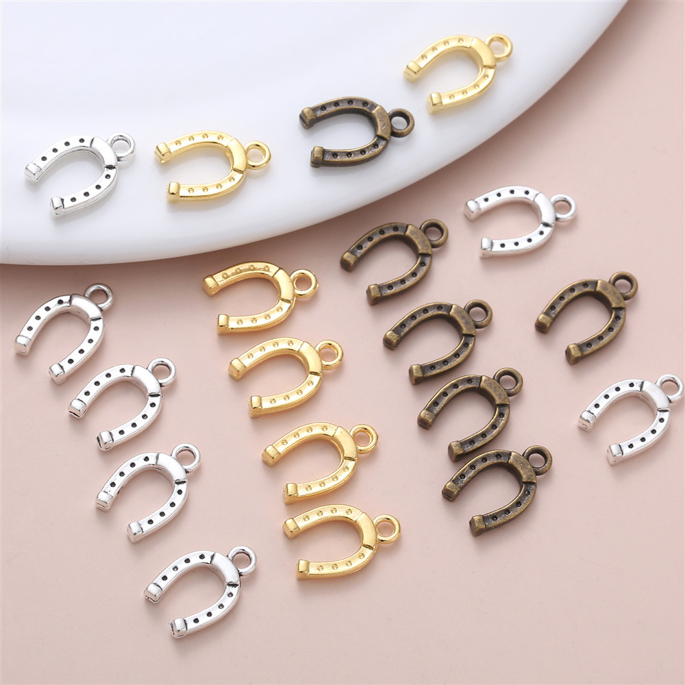 30pcs Vintage Lovly Horseshoe Delicate Charm Accessories for Women's ...