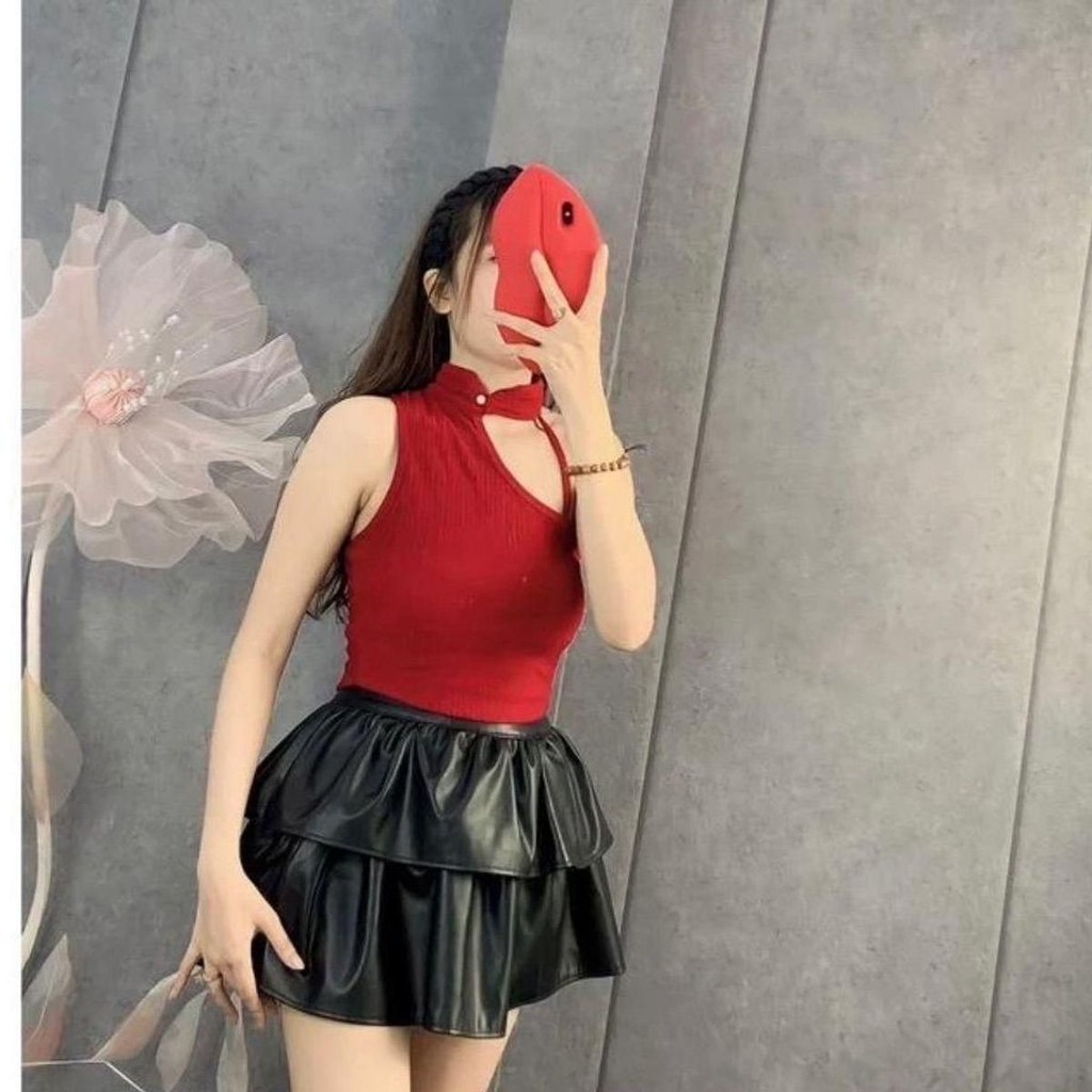 Chinese Overalls With Cross Buttons Are Beautiful Foam | Shopee Philippines