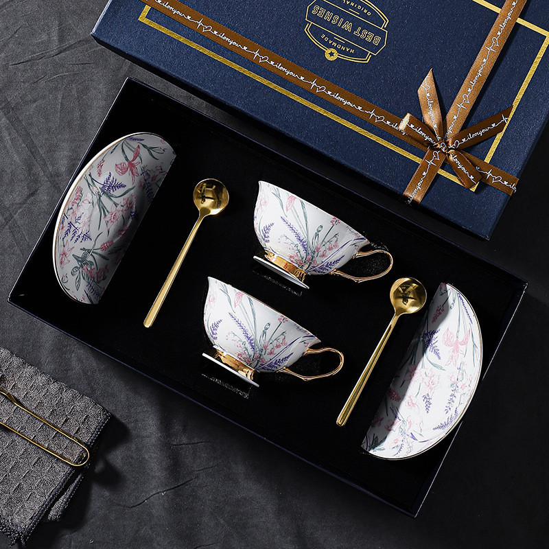 Ceramic Coffee Cup Female High-End High-End Set Specially Beautiful Cup ...