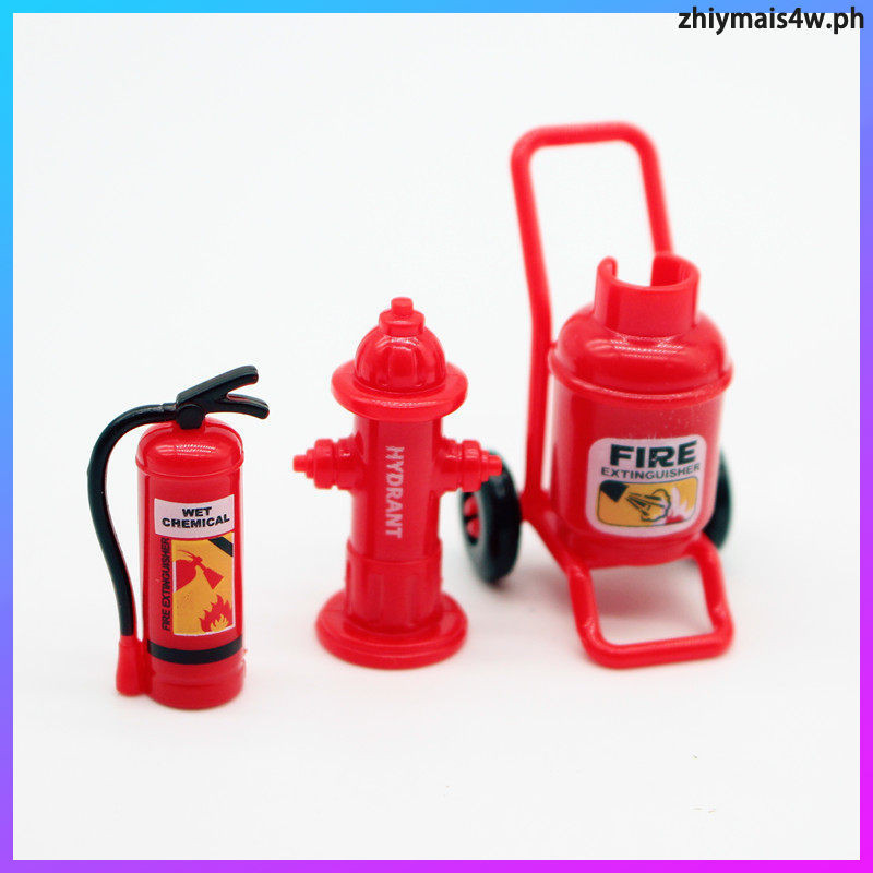 Outdoor Decor Home Fire Hydrant Playing House Extinguisher Toy Mini ...