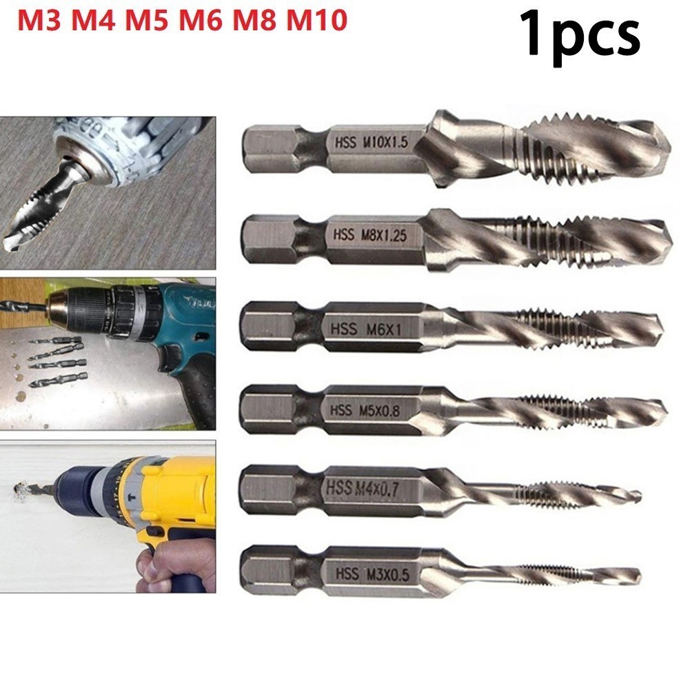 Tap Drill Bits Bench Drill Easy To Operate Hand Drill M3-M10 Silver ...