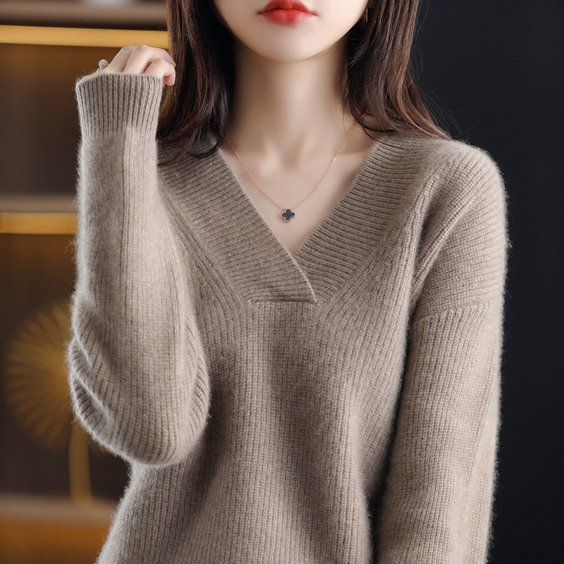 Korean Version Autumn Winter New Style Cashmere Sweater Women Loose ...