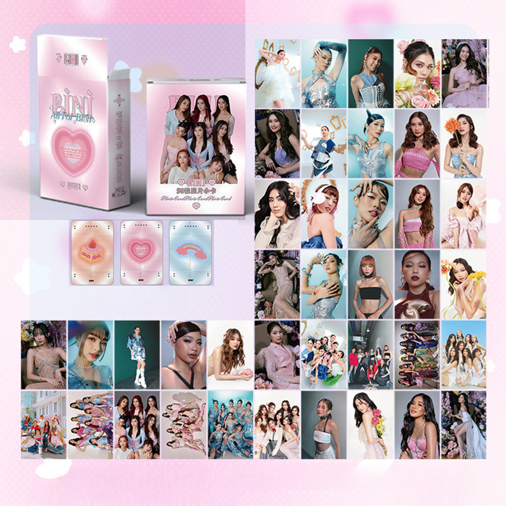 Photocards Bini Lomo Cards Bini Jhoanna Photocards Mikha Stacey Gwen ...