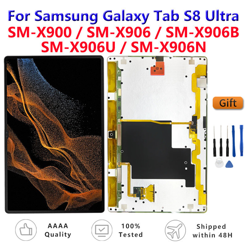 New LCD For Samsung Galaxy Tab S8 Ultra X900 X906 X906U SM-X900 SM-X906 ...