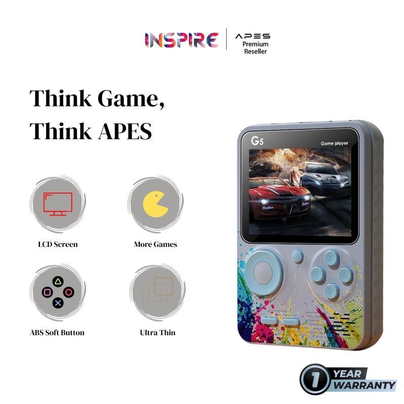 G5 HD Screen Macaron Handheld Game Console Contra Mini Arcade 500 Game ...