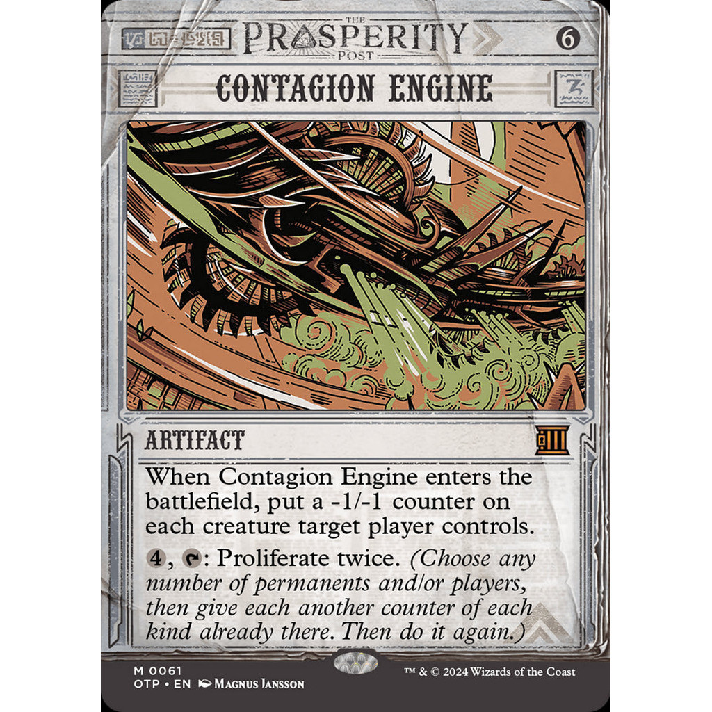 Contagion Engine [Outlaws of Thunder Junction: Breaking News] | Shopee ...