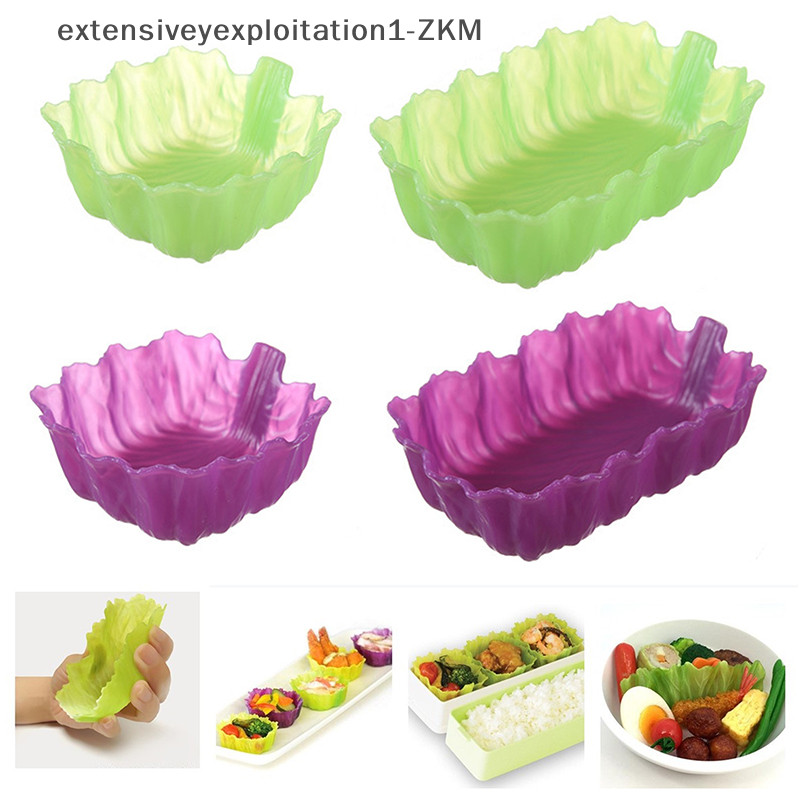 【EPPH】 2/4PCS Lunch Dividers Dish Cups Salad Dressing Containers ...