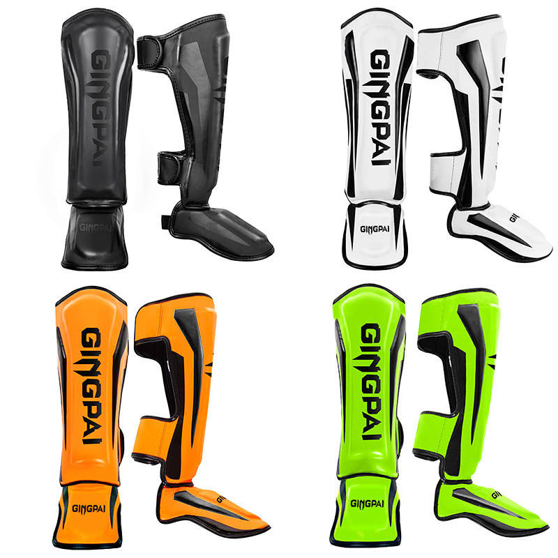 Muay Thai Leg Guard Sanda Fight Foot Back Shin Guard Boxing Thickened ...