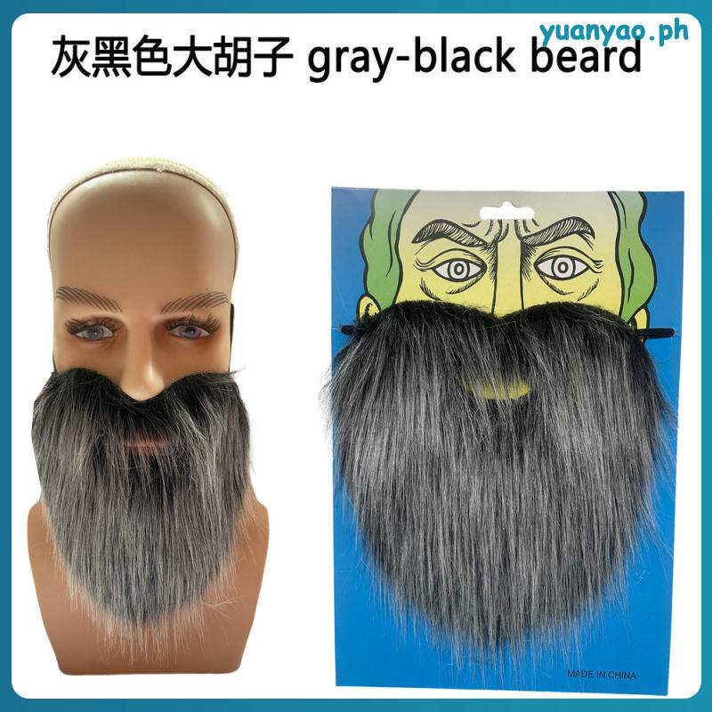 Fake Beard Props Lifelike Christmas Funny Mustache False Simulated ...