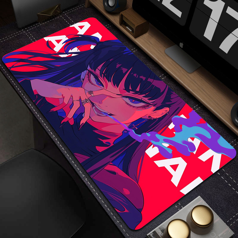 Anime Girls Locking Edge Computer Mouse Pad 900x400mm Rubber Large ...