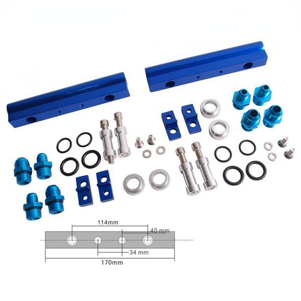 HQ Top Feed Injector High Flow Fuel Rail Kit for SUBARU WRX STI EJ20 ...