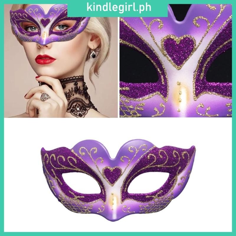 KING Sophisticated Half Face for Girls Masquerade Eyemask for Cosplay ...