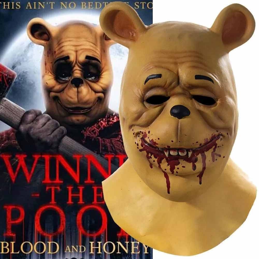 Cosplay Winnie the Pooh Blood and Honey Masks Halloween Scary Bear ...