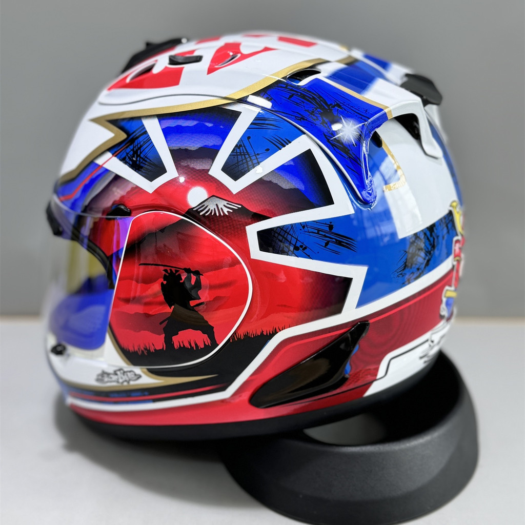 ARAI R5 Blue Knight Full Face Helmet Arai Full Face Helmet Arai Riding ...