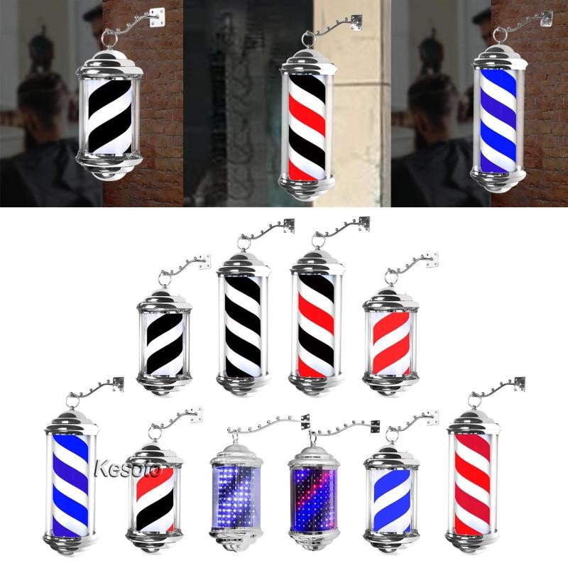 [Kesoto] Barber Pole Light Hair Salon Business Activity Indoor Barber ...