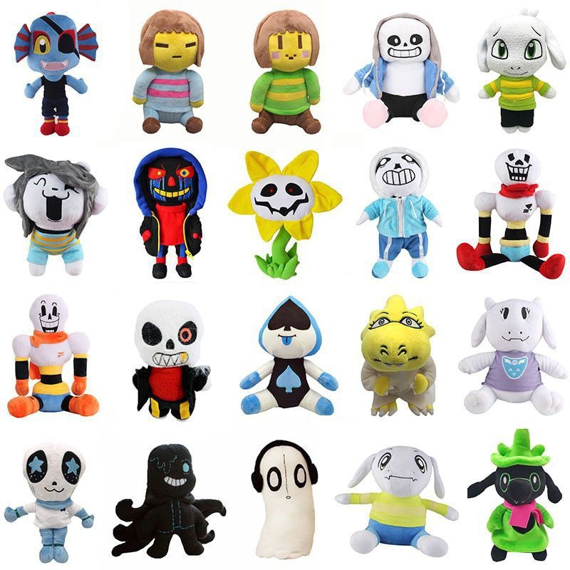 20 Design Undertale Plush Toy Doll Undertale Sans Papyrus Frisk Chara ...
