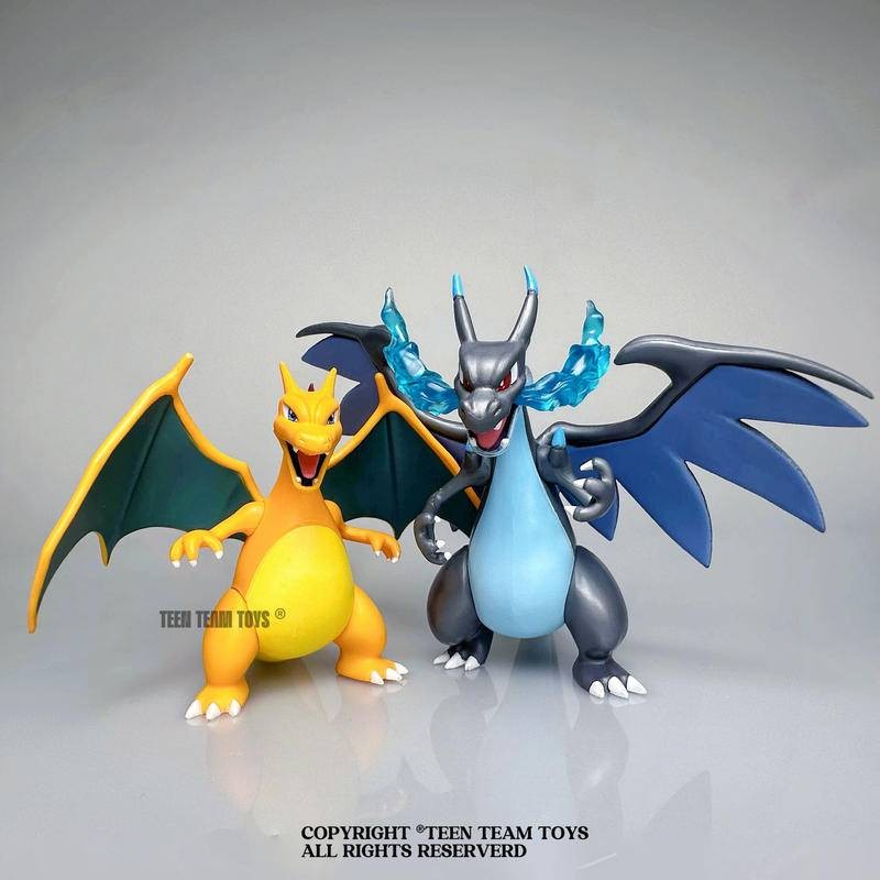 10cm Mega Charizard X Y pokemon action figure scale world | Shopee ...