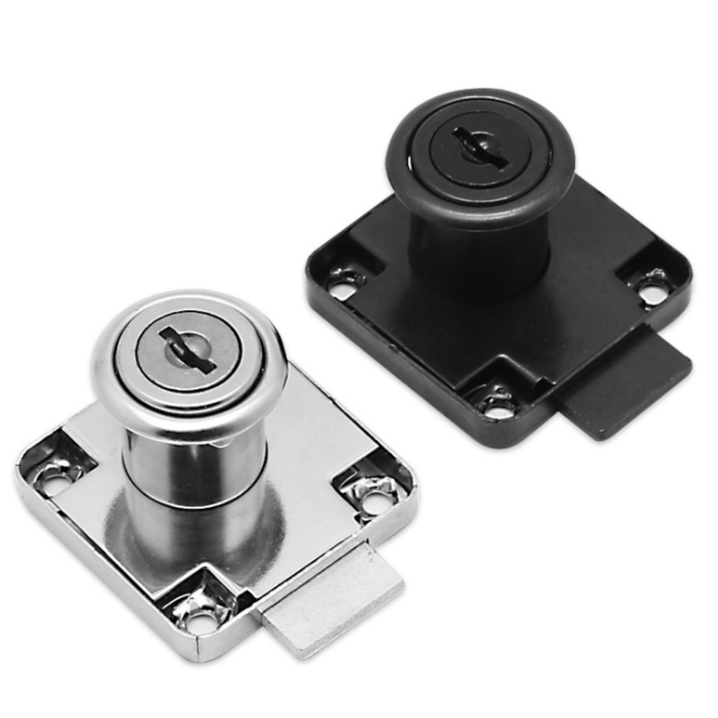 Stainless Steel Drawer Lock with 2 Keys Lock Furniture Cabinet ...