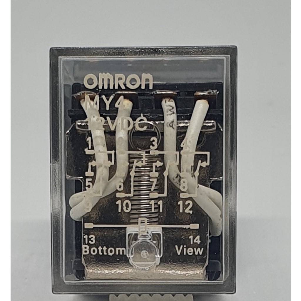 Relay MY4 12 VDC OMRON PIN : 14 FEET | Shopee Philippines