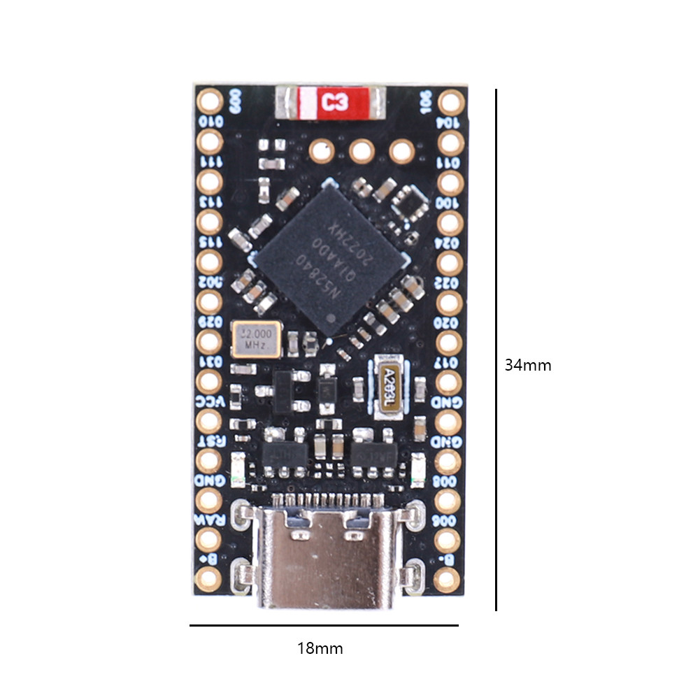 Nrf52840 Board For Nice Nano V2 0 Bluetooth Compatible Charging Management Shopee Philippines