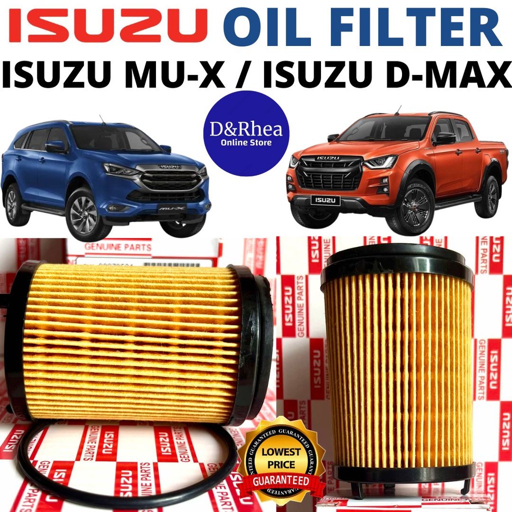 ISUZU Oil Filter Isuzu MUx MU-X 1.9L RZ4E 2016-2020 / D-MAX Dmax 1.9L ...