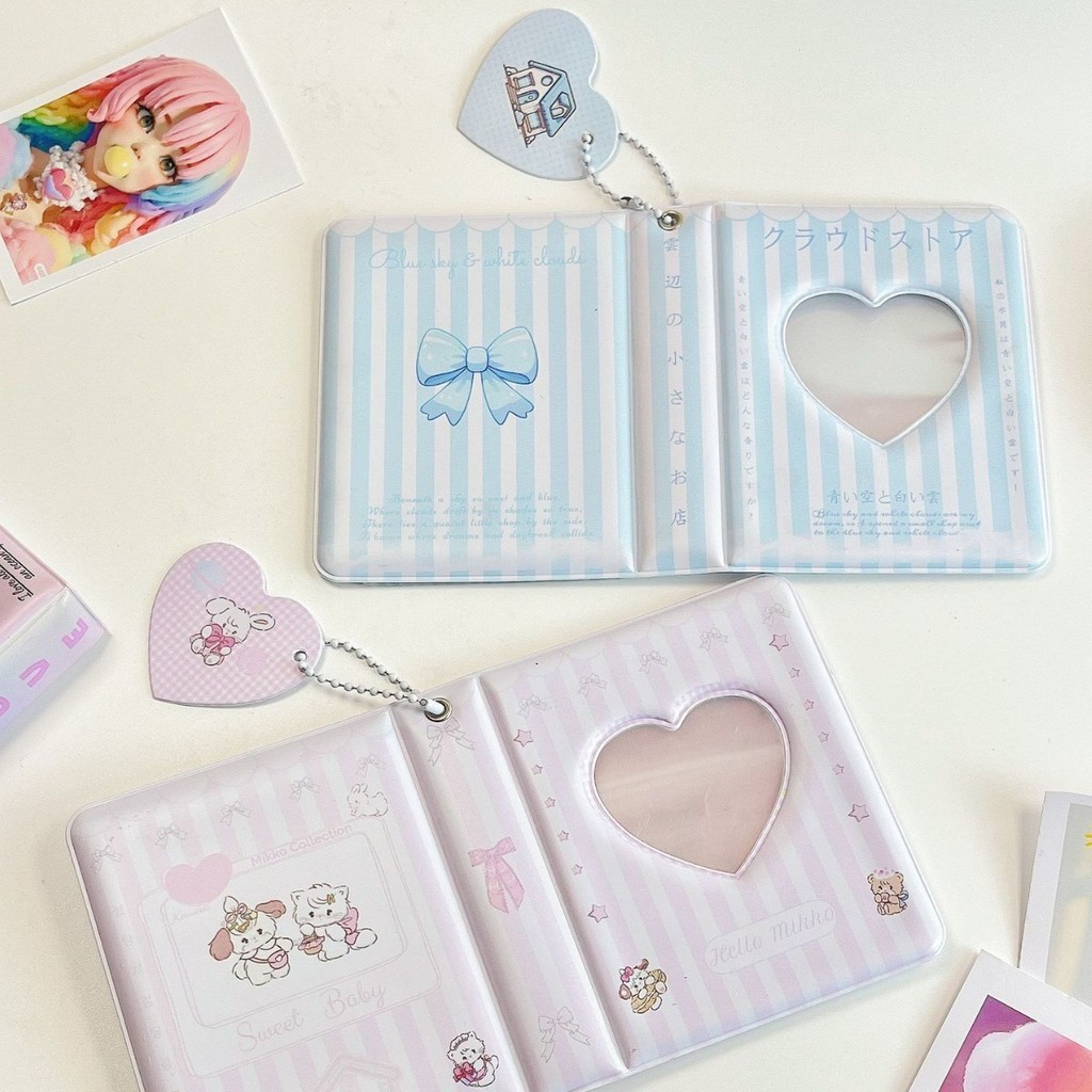 36 Slots Simple Striped Cute Album 3 Inch Photo Album Idol Photocard ...