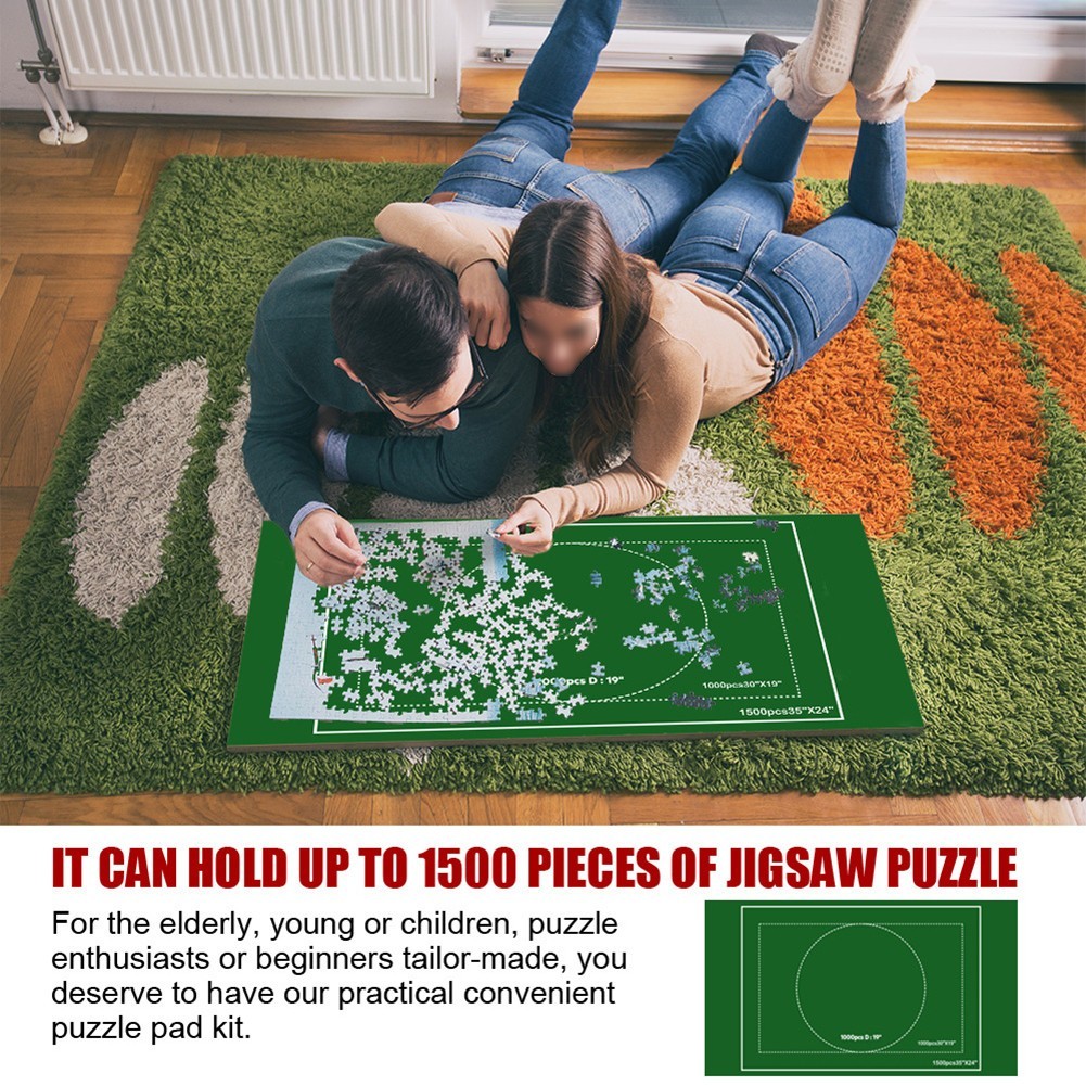Jigsaw Puzzle Roll Mat Felt Storage Solution for Puzzles Holds up to ...