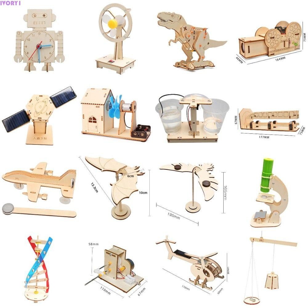 IVORY1 Scientific Experiment Kit, Magnet DIY Assembly Experiment Puzzle ...