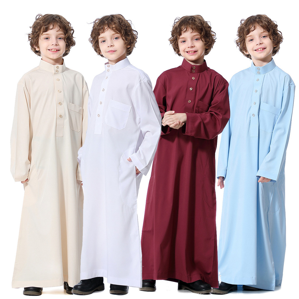 Boy Muslim Costume Arabian White Robe Dubai Travel Boy Costume Middle ...