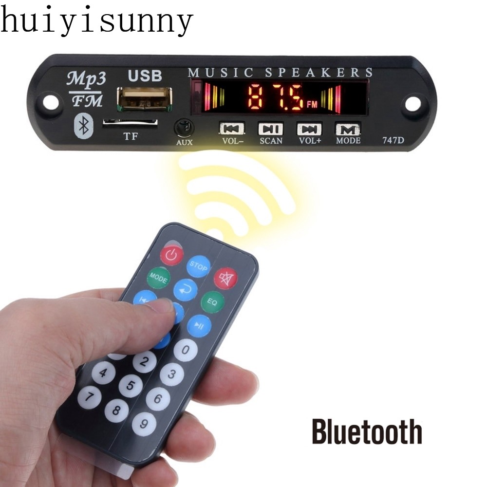 HYS MP3 Player Car Bluetooth MP3 Decoder Board Kit FM Radio TF USB 3.5 ...