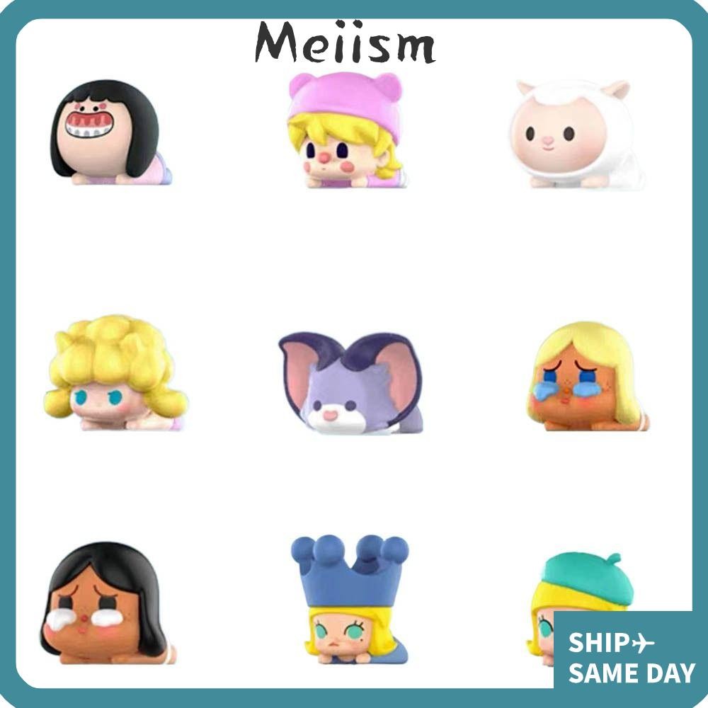MEIISM Box, MOLLY Labubu CRYBABY POPMART Pop Bean Anime Cartoon Figure ...