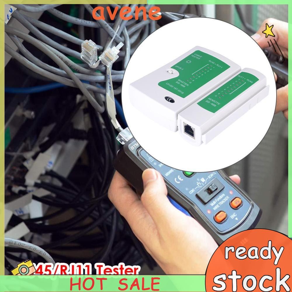 Professional Network Cable Tester RJ45 RJ11 LAN UTP Ethernet Line ...