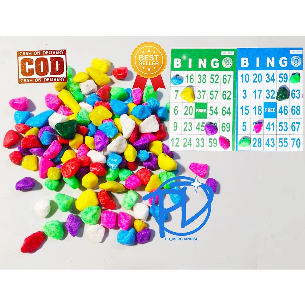 COD PD Bingo Panantos Marble Jolen Flat Holen Chips Number Marker ...