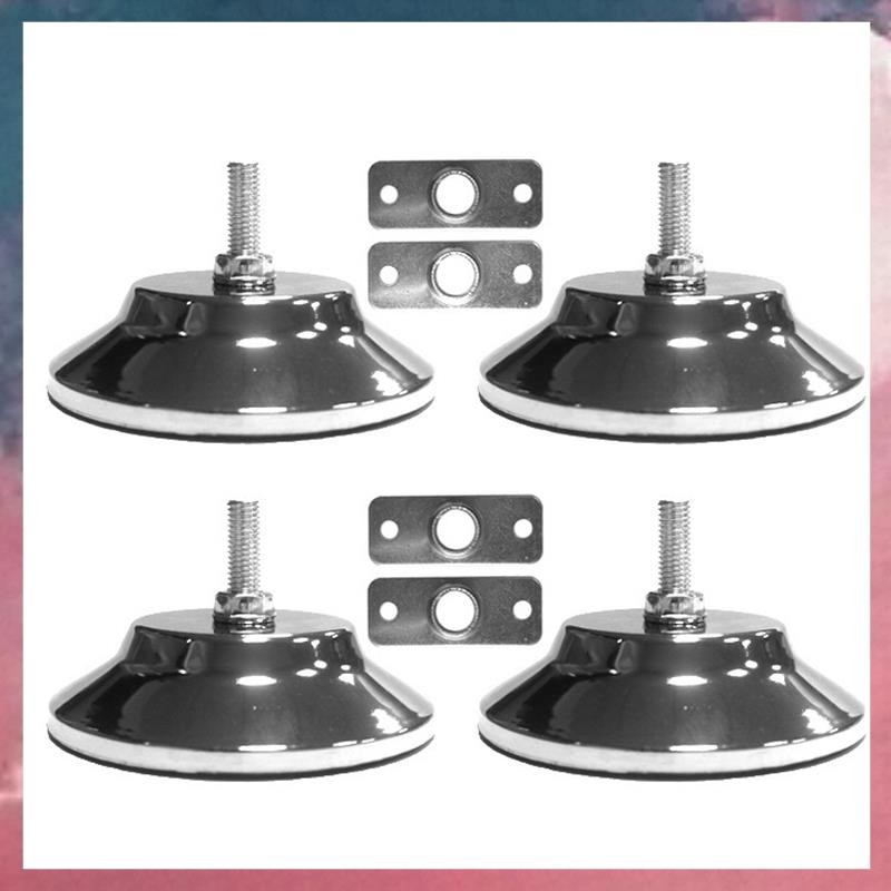 (D B A W)4 PCS Billiard/Pool Table Leg Levelers 5 Inch Metal Game Table ...
