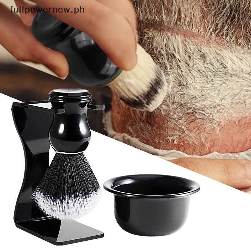 fullpower Professional Shaving Brush Set 3-in-1 Shave Kits With Shaving ...