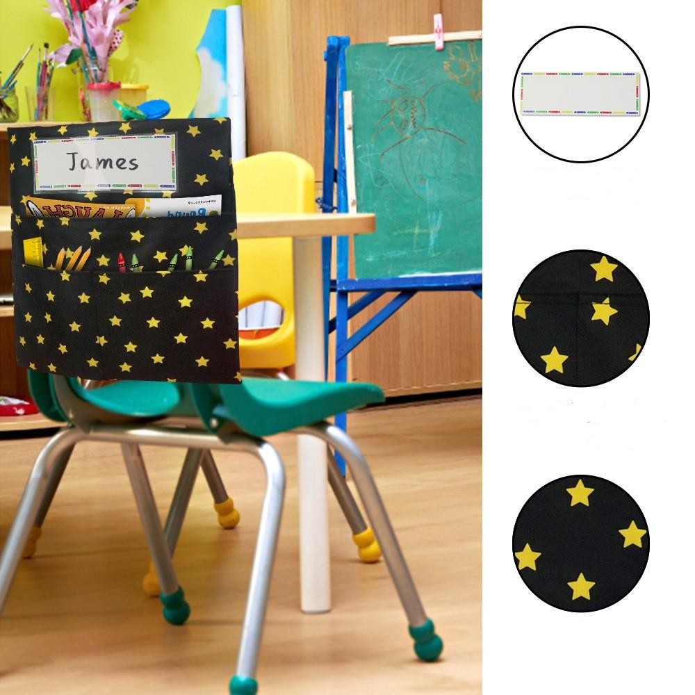 Chair Storage Pocket Chair Bag Chair Pockets for Classrooms Student ...